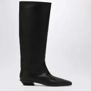 Paris Texas Bettina Boot 25 Calfskin Leather Boots - Black