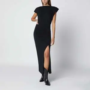 Isabel Marant Étoile Nadela Draped Jersey Dress - Black