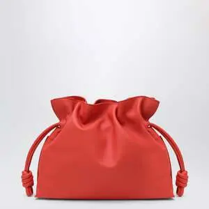 Loewe Flamenco Clutch Bag In Nappa Leather - Orange
