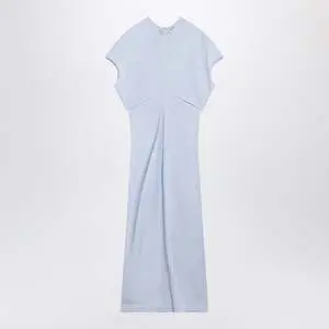 TOTEME Fluid Viscose Satin Dress - Blue