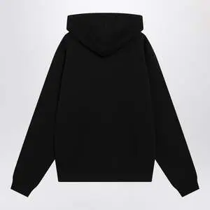 Jacquemus Cotton Fleece Hoodie With Grosgrain Logo Detail