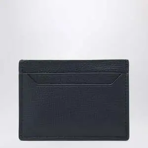 Loewe Navy Leather Anagram Card Holder