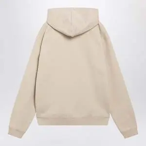 Jacquemus Cotton Fleece Hoodie With Grosgrain Logo Detail