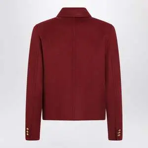 Max Mara Wool Cashmere Silk Jacket - Red