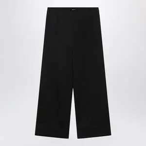 TOTEME Fluid Satin Viscose Trousers - Black