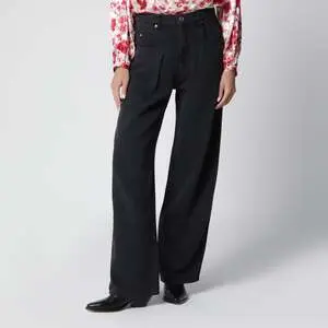 Isabel Marant Étoile Rodayna Wide-leg Jeans - Black