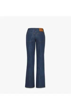 Mcm Flared Pants In Lurex Denim