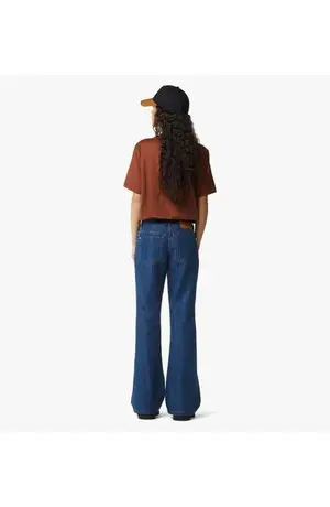 Mcm Flared Pants In Lurex Denim