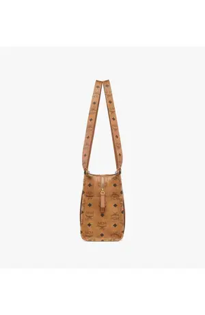 Mcm Visetos Monogram Canvas Tote Bag