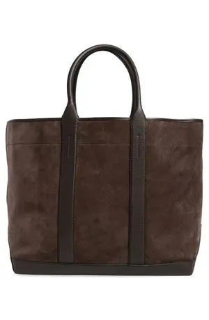 TOM FORD Large Leather Tote Bag