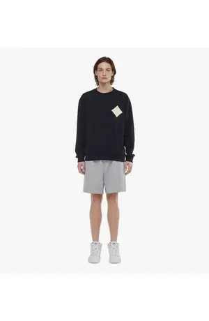 Mcm Logo Patch Bouclé Sweatshirt