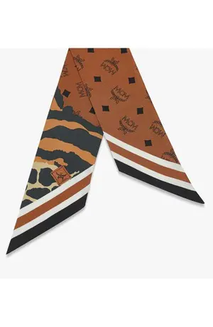 Mcm Animalier Petite Silk Scarf