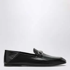Gucci Jordaan Soft Horsebit Leather Loafers - Black