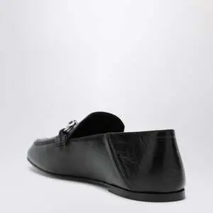 Gucci Jordaan Soft Horsebit Leather Loafers - Black