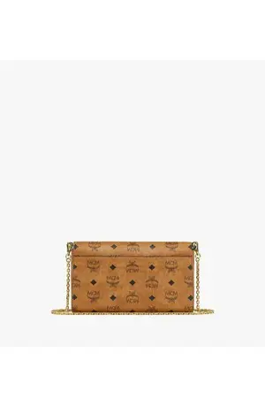 Mcm Tracy Chain Wallet In Visetos