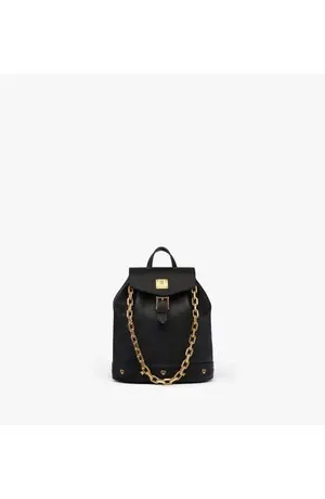 Mcm Mini Pina Drawstring Backpack In Studded Calfskin