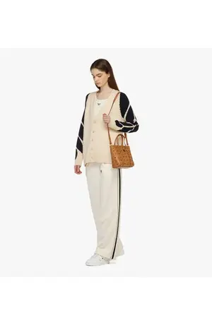 Mcm Visetos Monogram Canvas Mini Toni Shopper