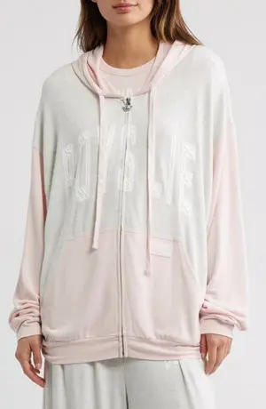 BOYS LIE Colorblocked Full Zip Hoodie