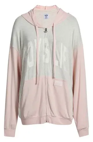BOYS LIE Colorblocked Full Zip Hoodie
