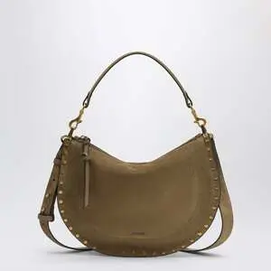 Isabel Marant Étoile Oskan Soft Zipped Bag In Suede - Cream
