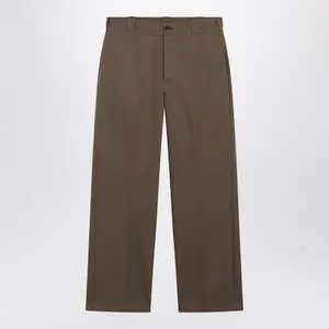 Prada Technical Canvas Trousers - Brown