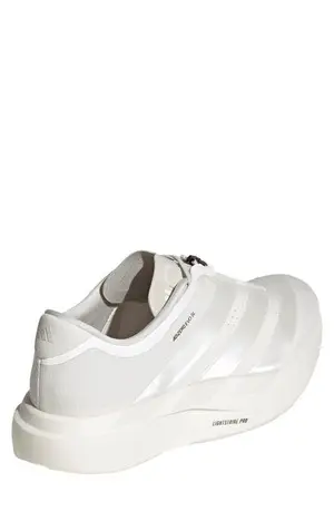 Adidas Adizero Evo Sl Zip Lightstrike Pro Running Shoe - White/zero Metallic/grey