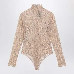 Valentino Garavani Rebrode Lace Bodysuit - Black