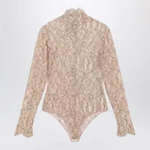 Valentino Garavani Rebrode Lace Bodysuit - Black