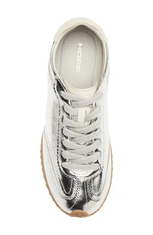 HOFF Metallic Leather Lace-up Sneakers