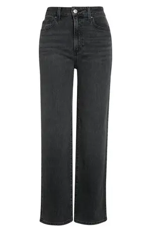 Paige Stevie Straight Leg Ankle Jeans In Dark Wash