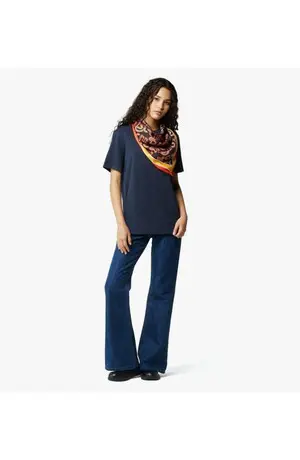 Mcm Disco Monogram Scarf In Organic Silk