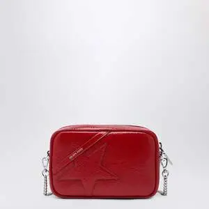 GOLDEN GOOSE Mini Star Bag In Patent Leather - Red