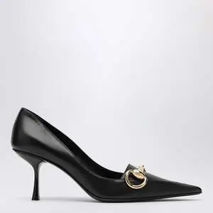 Gucci Boulevard Glossy Leather Pumps - Black