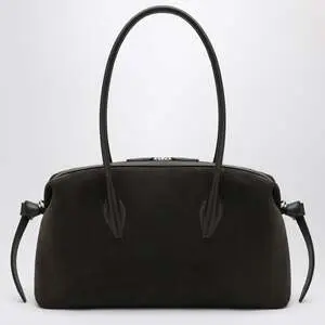 Yuzefi Brioche Duffle Bag In Suede - Brown