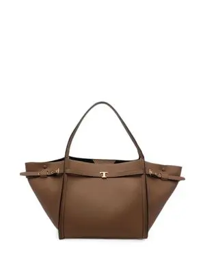 TOD'S Timeless Medium Leather Tote Bag - Multicolor