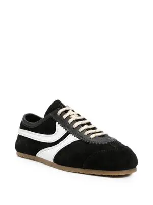 Dries Van Noten Suede Leather Lace-up Sneakers - Multicolor