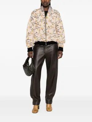 FORTE_FORTE Jacquard Bomber Jacket