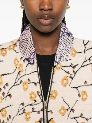 FORTE_FORTE Jacquard Bomber Jacket