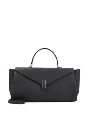 VALEXTRA Leather Tote Bag - Multicolor