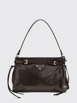 Prada Leather Shoulder Bag - Brown
