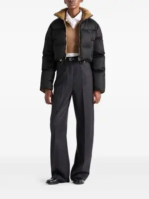Prada Re-nylon Cropped Down Jacket