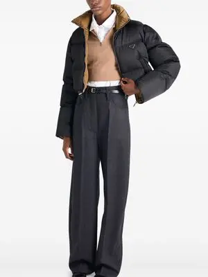 Prada Re-nylon Cropped Down Jacket