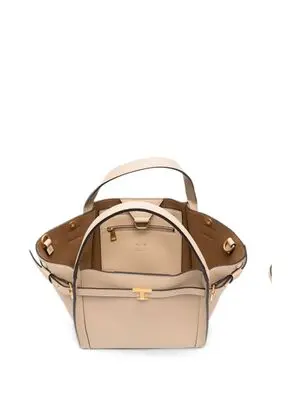TOD'S Timeless Small Leather Tote Bag - Multicolor
