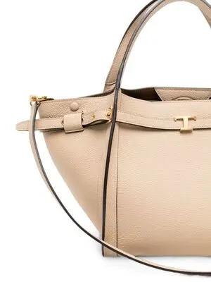 TOD'S Timeless Small Leather Tote Bag - Multicolor