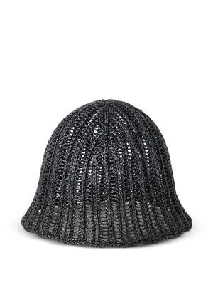 Brunello Cucinelli BRUNELLO CUCINELLI Bucket Hat In Techno Raffia Multicolor