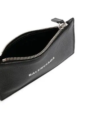 Balenciaga Cash Leather Card Case