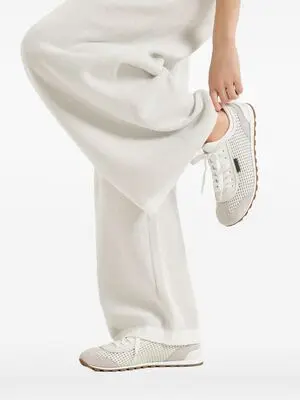Brunello Cucinelli Lace-up Sneakers With Monili Decoration
