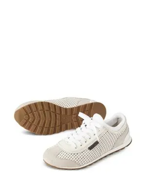 Brunello Cucinelli Lace-up Sneakers With Monili Decoration
