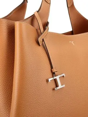 TOD'S Timeless Medium Leather Tote - Multicolor