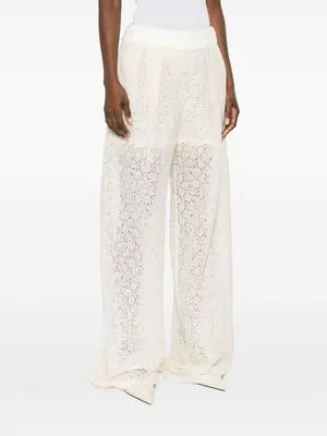 ERMANO SCERVINO Ermanno Scervino Embroidered Wide-leg Trousers